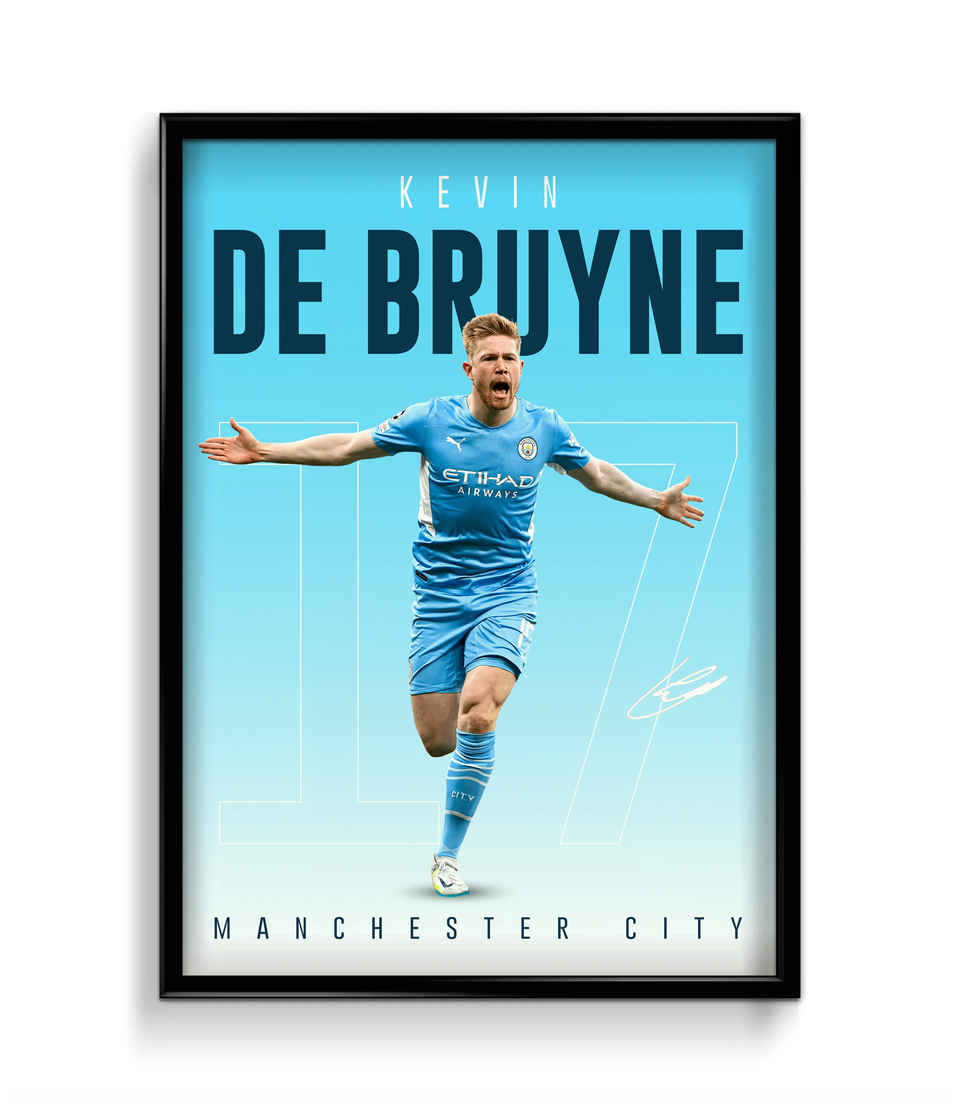 Kevin De Bruyne Poster – Sunny Graphic Arts Shop