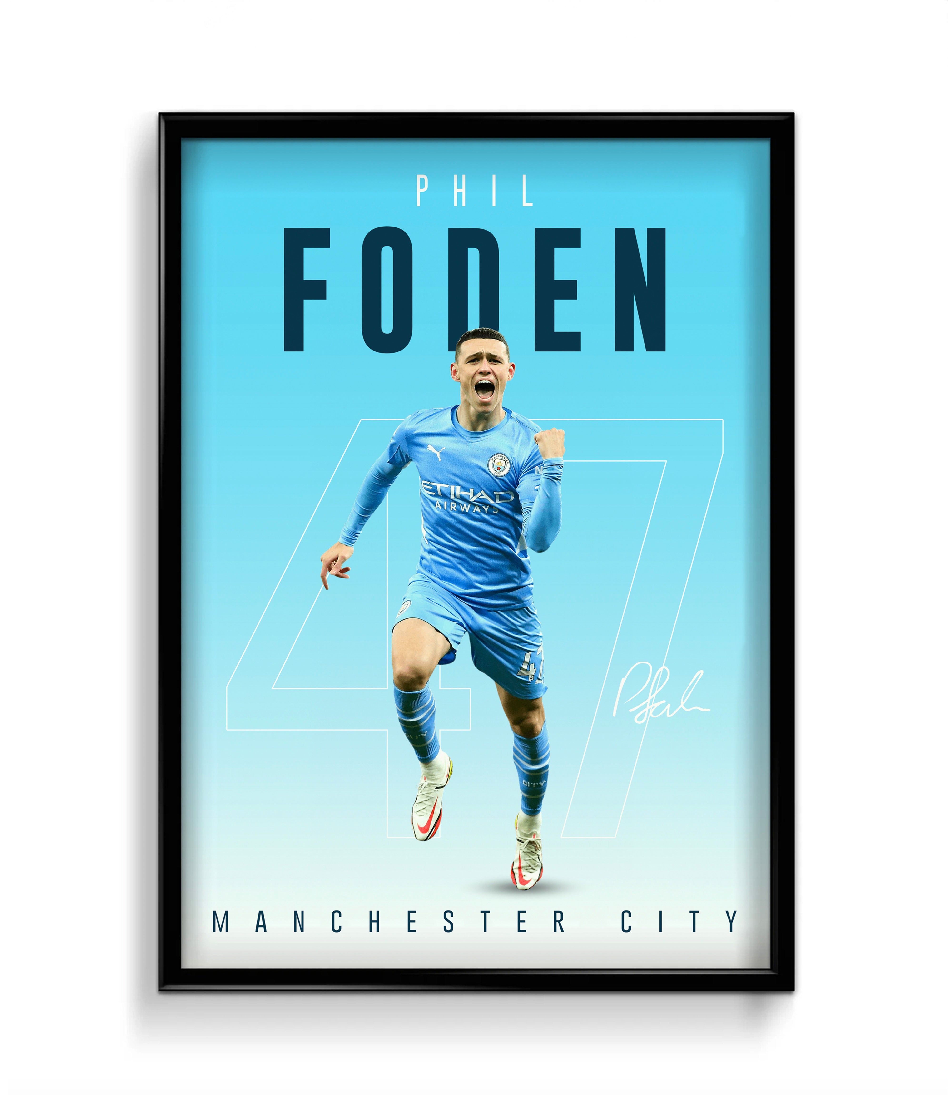 Phil Foden Poster – Sunny Graphic Arts Shop
