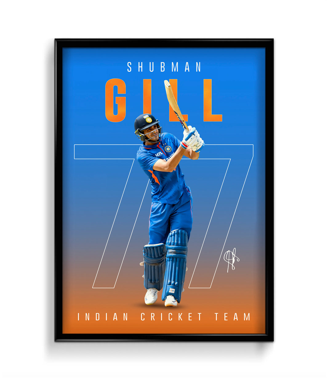 Cricket Collection – tagged "Shubman Gill" – Sunny Graphic Arts Shop