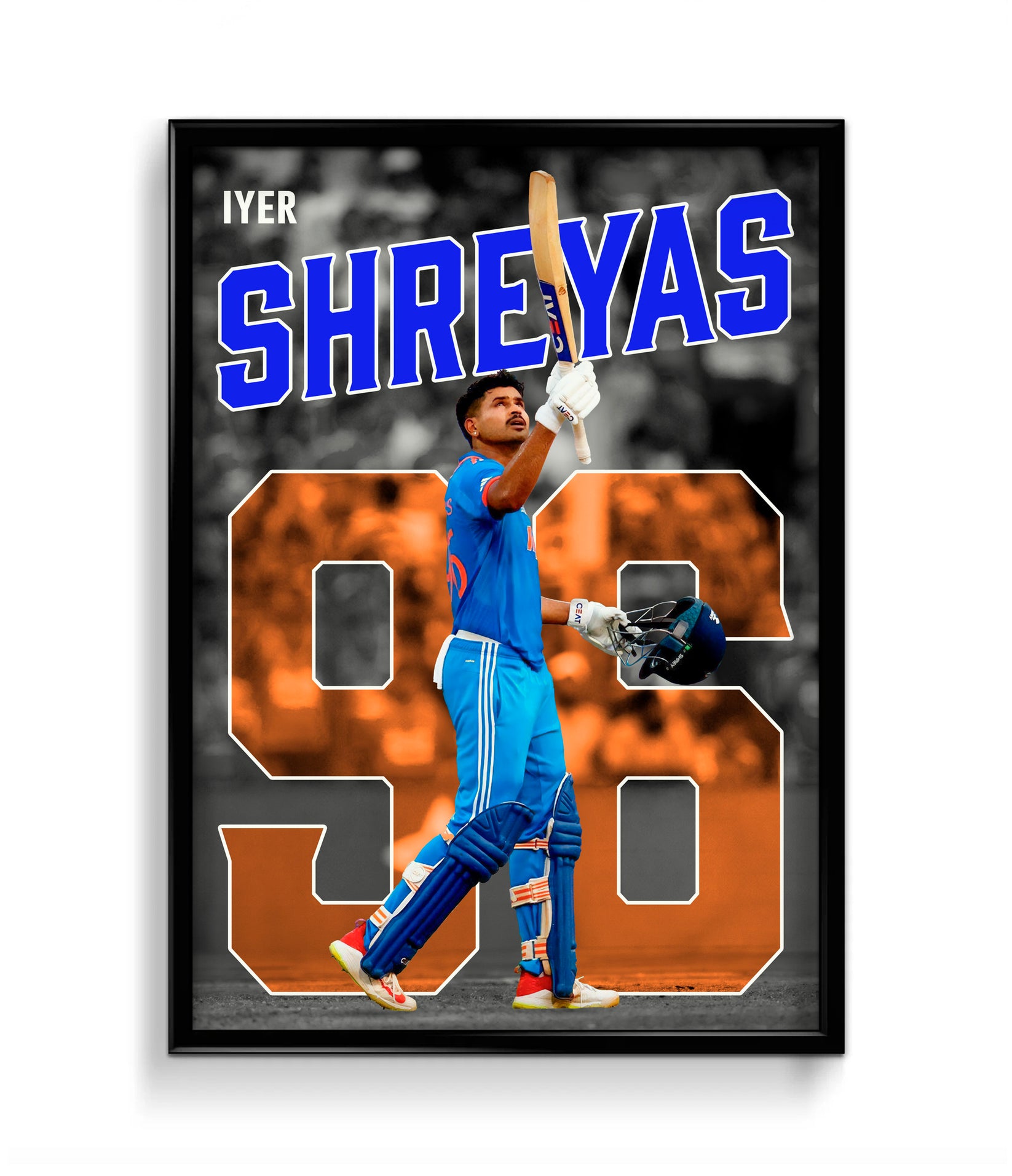 Shreyas Iyer | India Poster | #001 – Sunny Graphic Arts Shop