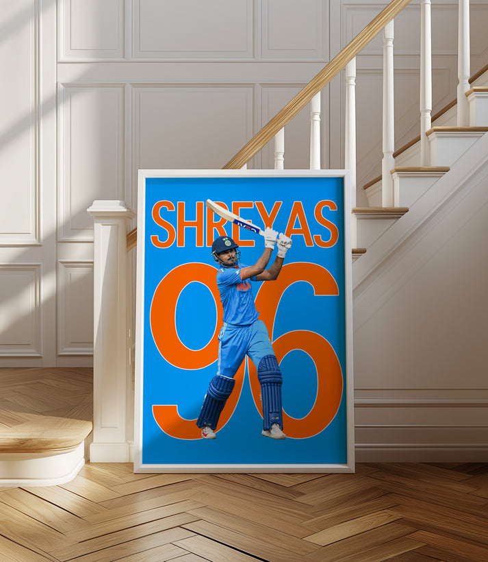 Shreyas Iyer Poster – Sunny Graphic Arts Shop