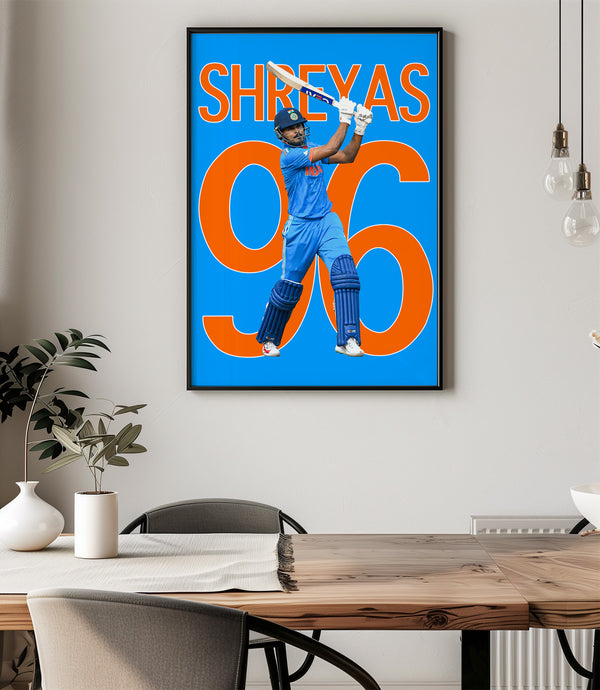 Shreyas Iyer Poster – Sunny Graphic Arts Shop